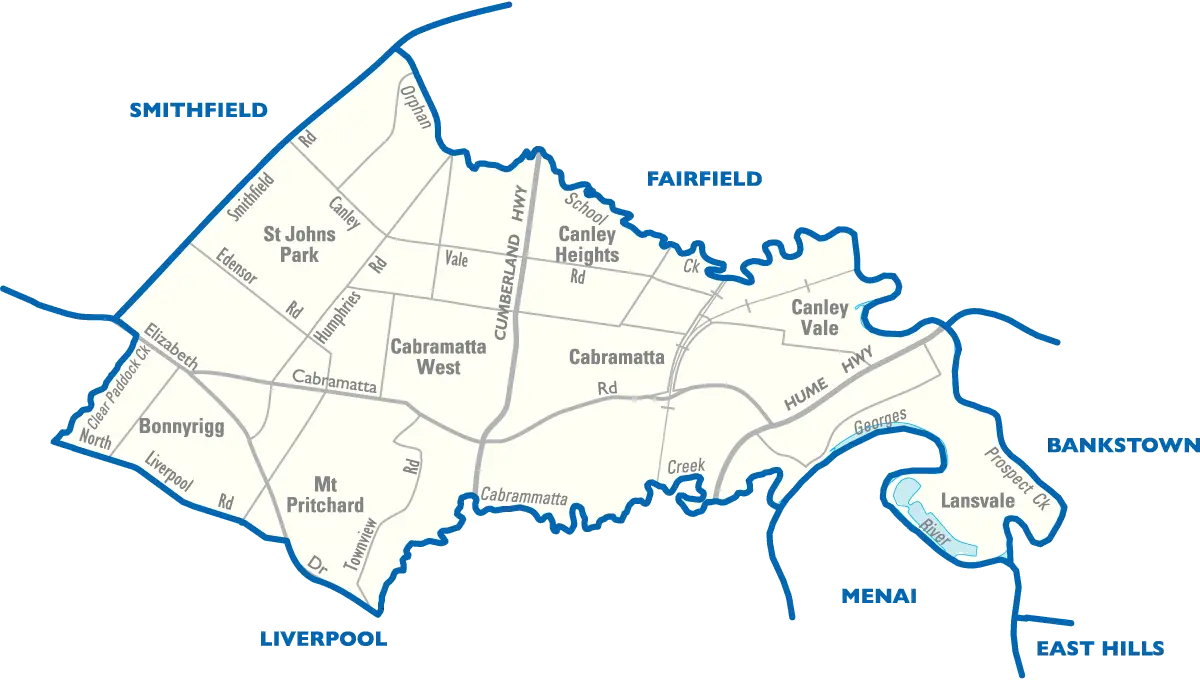 Cabramatta City Map - MapSof.net