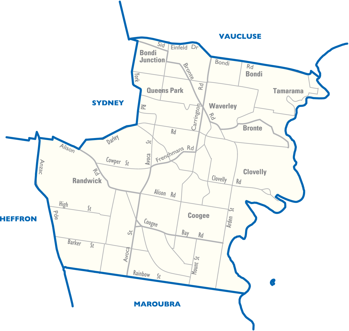 Coogee City Map - MapSof.net