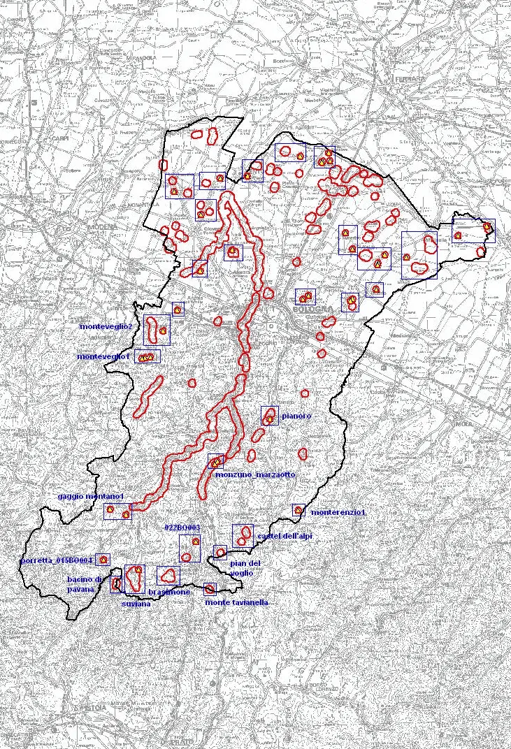 Quadrilatero Bologna Maps