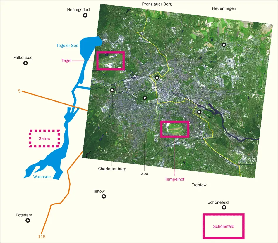 Berlin Airport Map