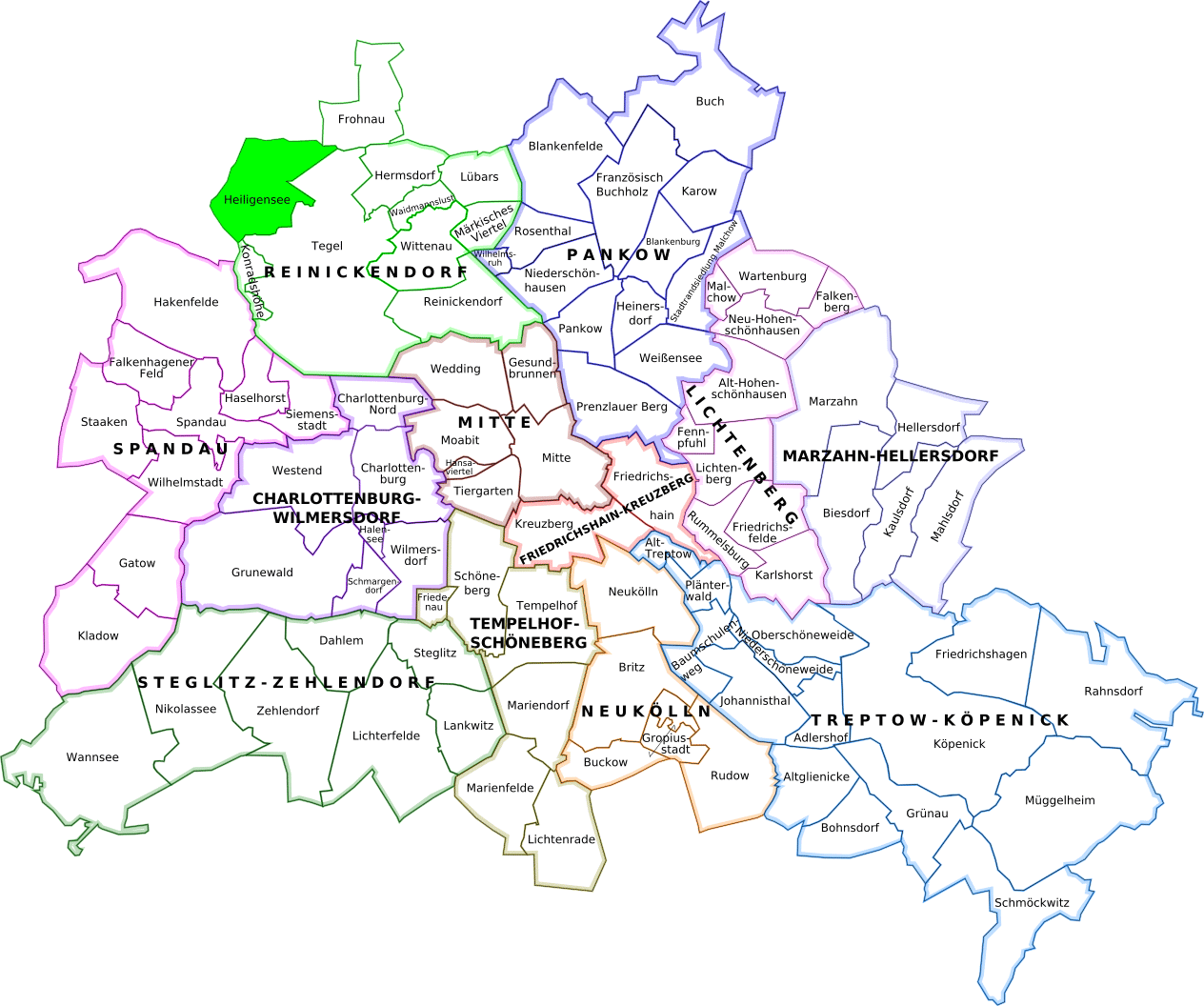 Heiligensee MapSof Heiligensee MapSof