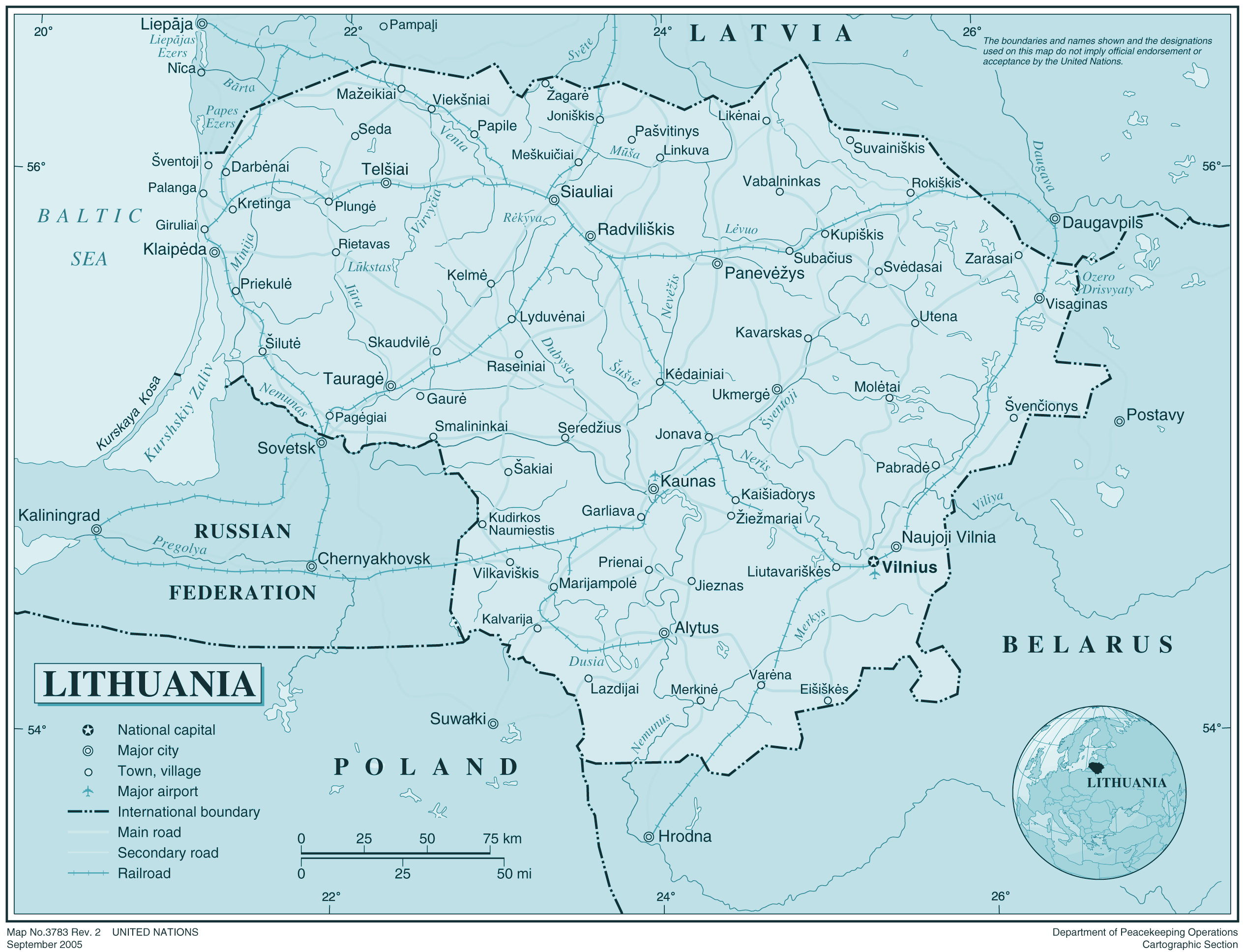 Lithuania - MapSof.net