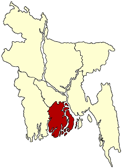 Locmap Bangladesh Barisal - MapSof.net