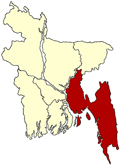 Locmap Bangladesh Chittangong - MapSof.net
