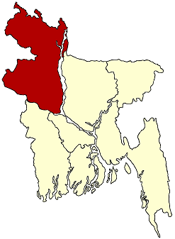 Locmap Bangladesh Rajshahi - MapSof.net