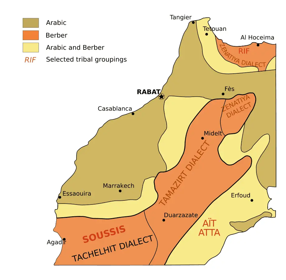 Morocco Ethno 1973 4 - MapSof.net