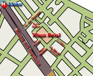 Placa Reial Map - MapSof.net