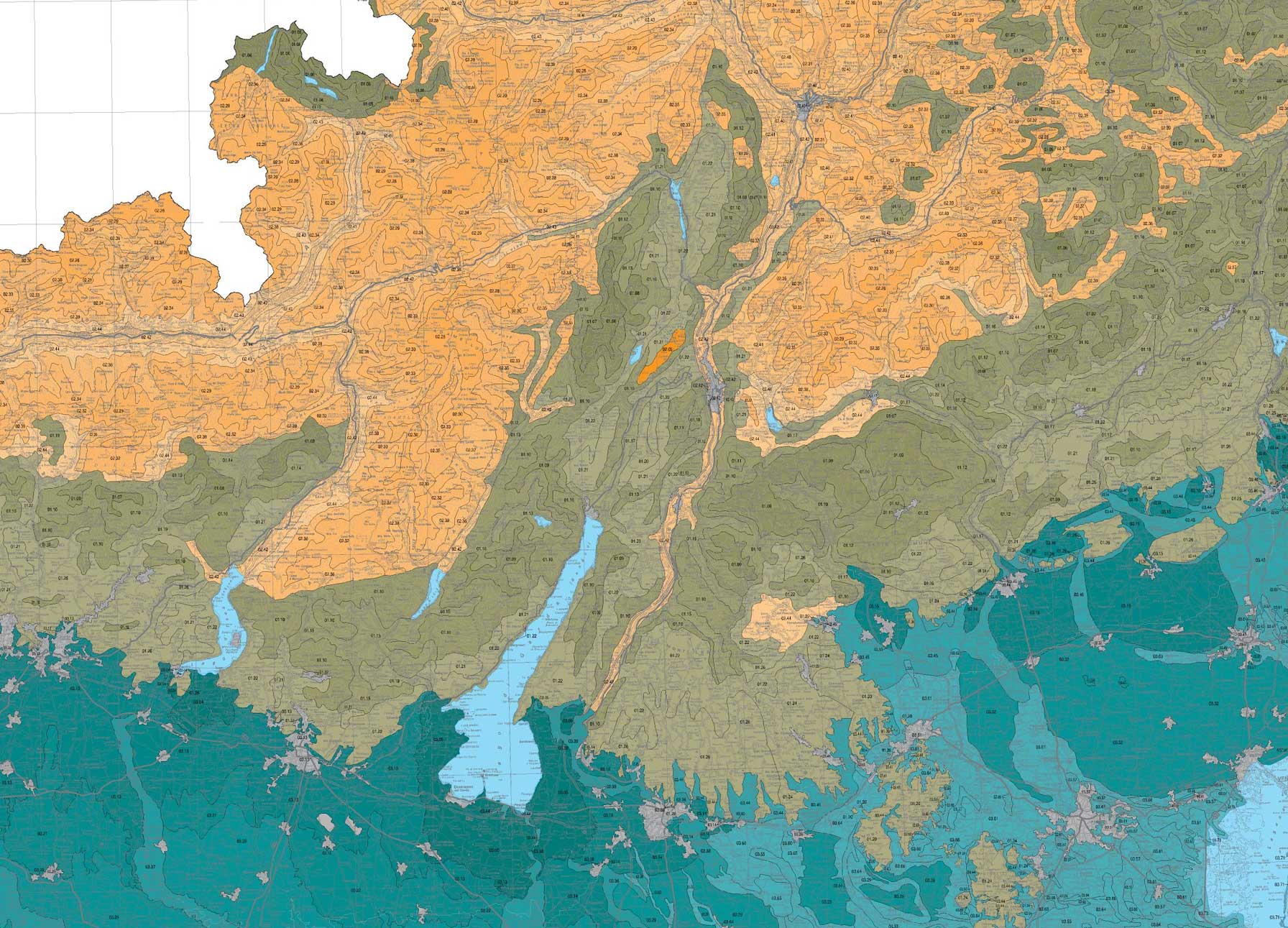 Topographic Maps of Trento - MapSof.net
