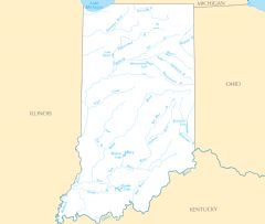 Counties Map of Indiana - MapSof.net