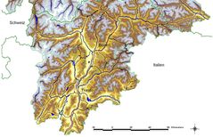 Physical Map Trento - MapSof.net